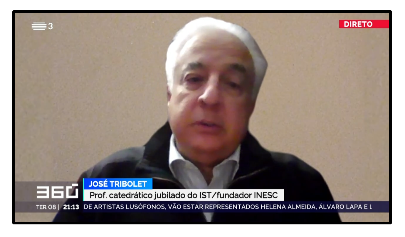 INESC founder José Tribolet interviewed by RTP3 - INESC-ID